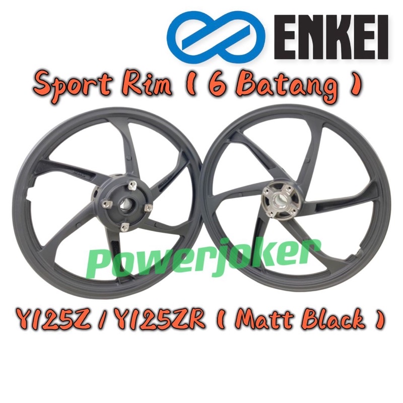 Yamaha Y125Z Y125ZR 125Z 125ZR (140 / 160 X 17) Sport Rim ENKEI 6 ...