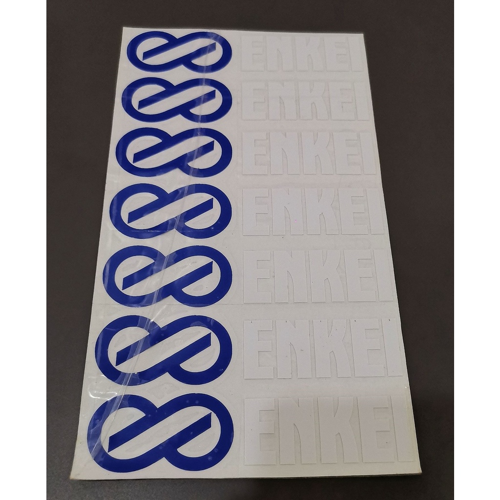 Rim Sticker Rpo1 Enkei 1set8pcs Auto option Myvi Wira Axia Alza Saga ...