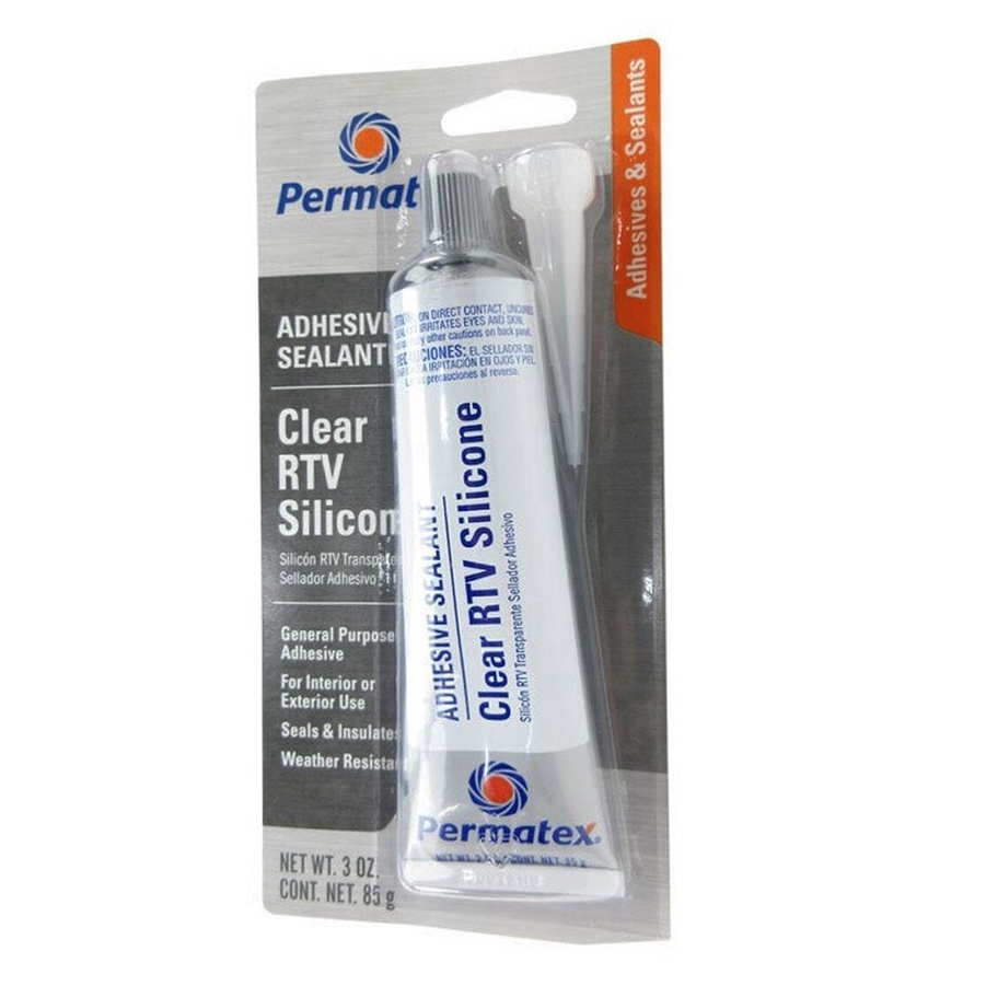 🇺🇸 Permatex Adhesive Sealant Clear RTV Silicone - 85g | Shopee Malaysia