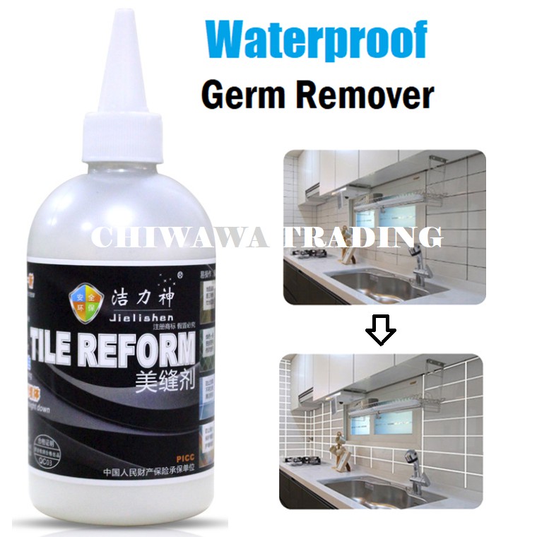 【ORIGINAL】 Tile Reform Waterproof Germ Remover Anti-Fungus Grouting Fix ...