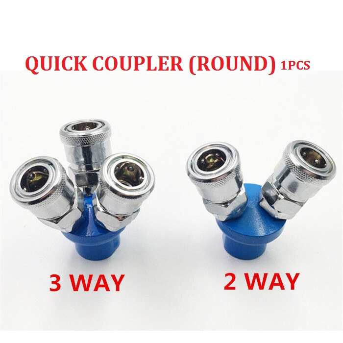 AIR HOSE QUICK COUPLER SOCKET CONNECTOR 2WAY/3 WAY | Shopee Malaysia