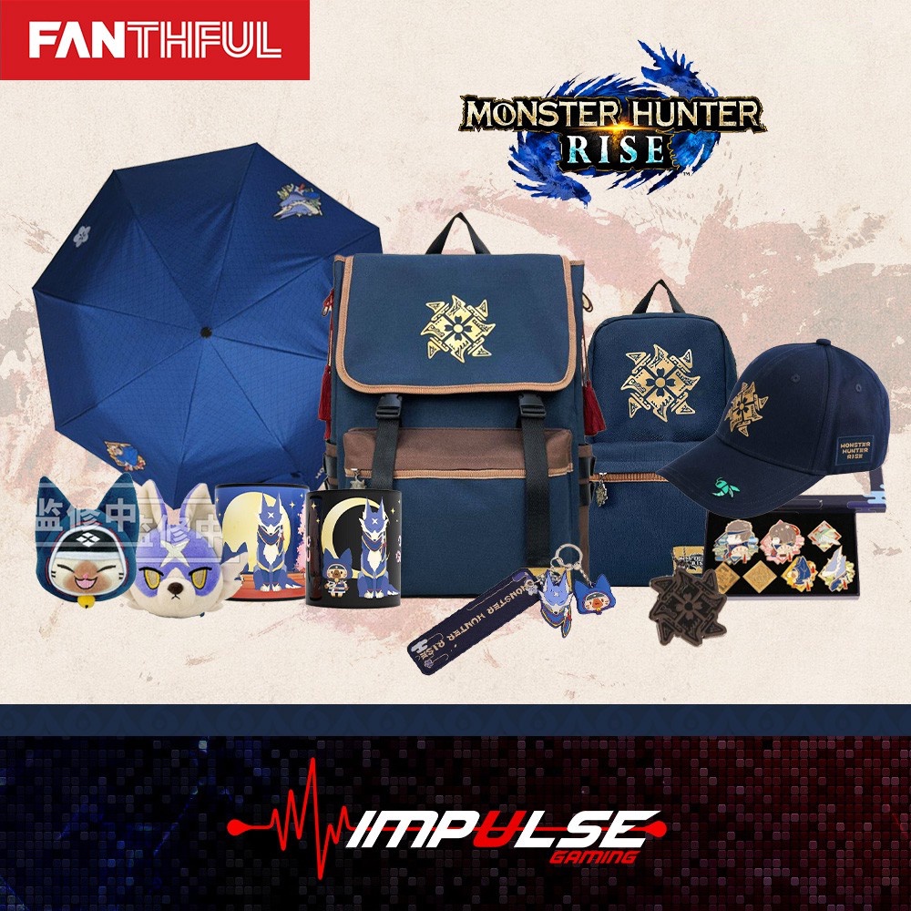 FANTHFUL Monster Hunter Rise Official License Product Merchandise ...