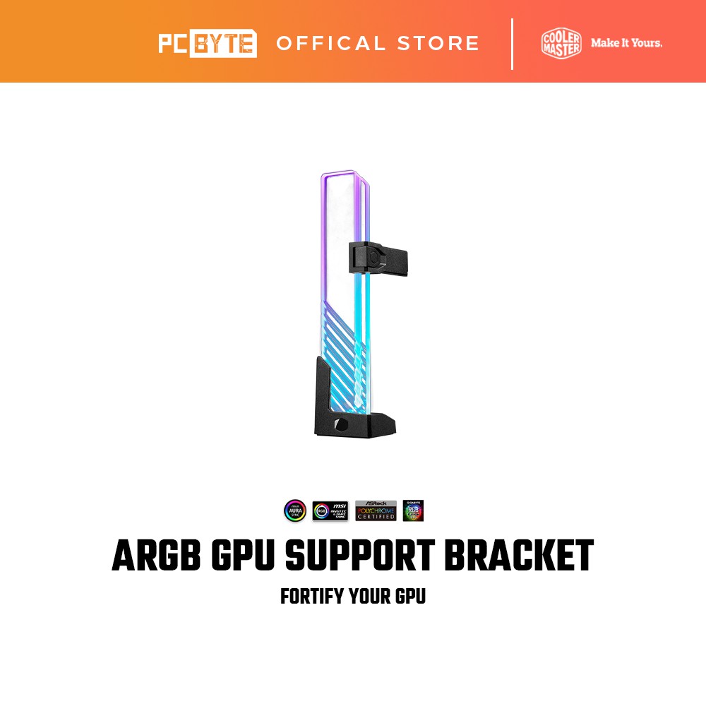 Cooler Master ARGB Universal GPU Support Bracket | Shopee Malaysia
