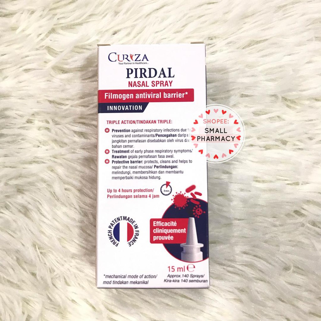 Pirdal Triple Action Anti-viral Nasal Spray 15ml (France) 740145 ...