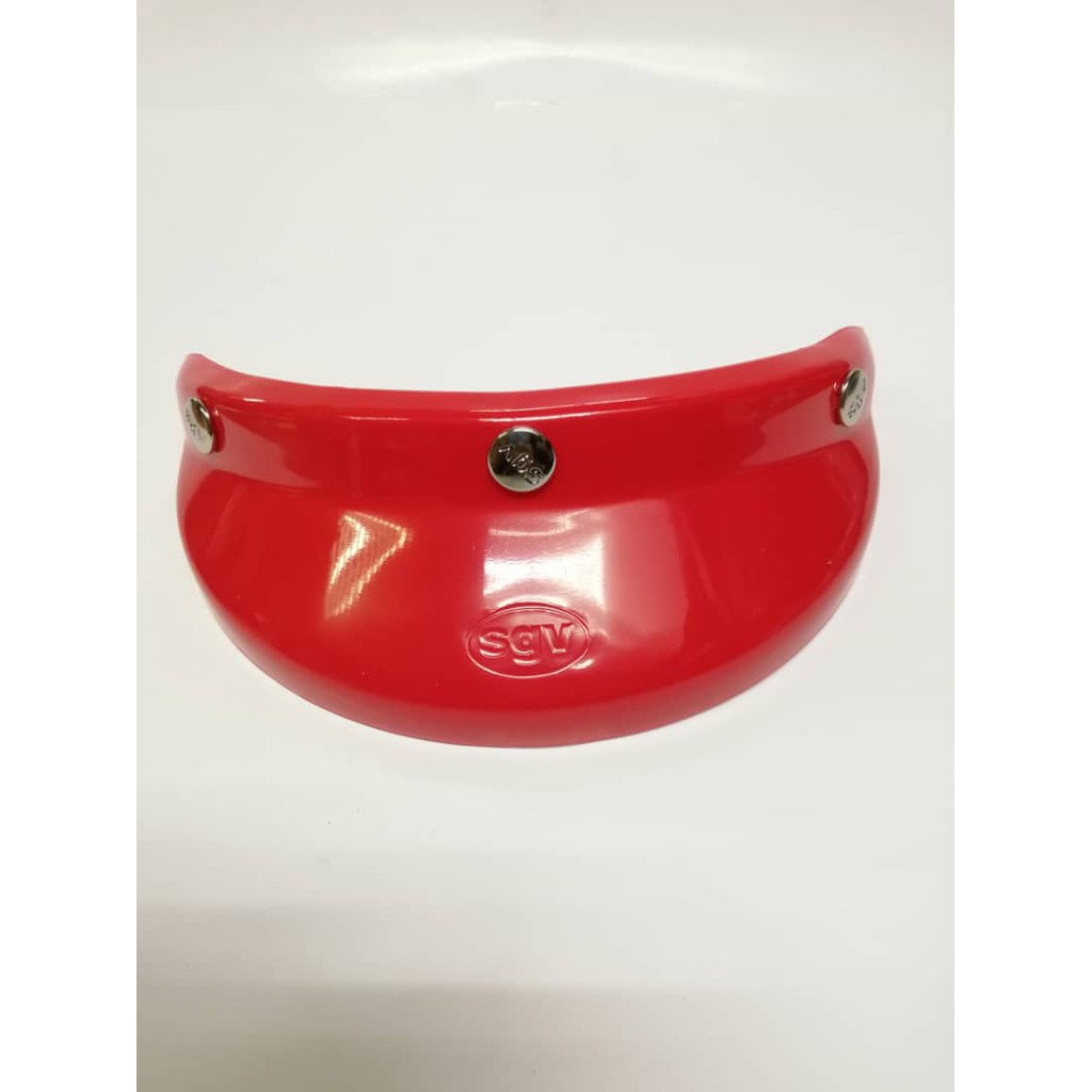 CAP HELMET 3BUTTON SGV (RED) | Shopee Malaysia