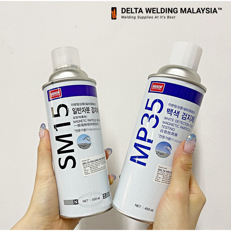 MPI (MAGNETIC PARTICLE SPRAY) DELTA WELDING MALAYSIA NABAKEM SM-15 / MP ...
