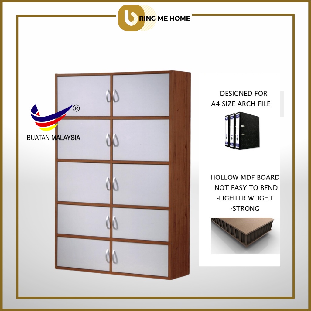 CHAMPION 10 Door Office Cabinet Storage Cupboard File Cabinet Wardrobe ...