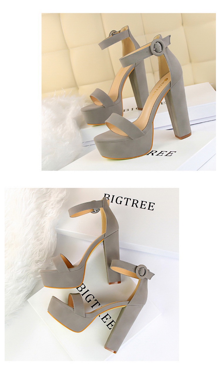RAYA Heels Size 34-43 European American Style Thick Heel Super Slimmer ...