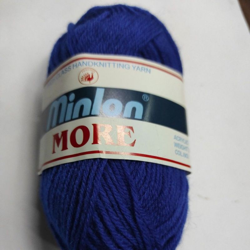 Minlon More Benang Kait Knitting Yarn 24+-g (1pc) | Shopee Malaysia