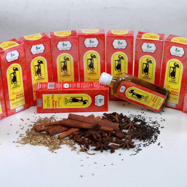MINYAK HERBA CAP RADEN ORIGINAL (60ml) | Shopee Malaysia