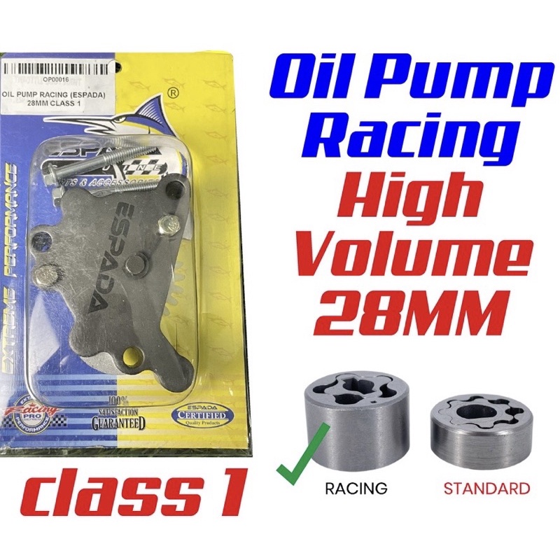 ESPADA RACING EX5 CLASS-1 RACING OIL PUMP SET TEBAH 28mm OIL PUMP ONE ...