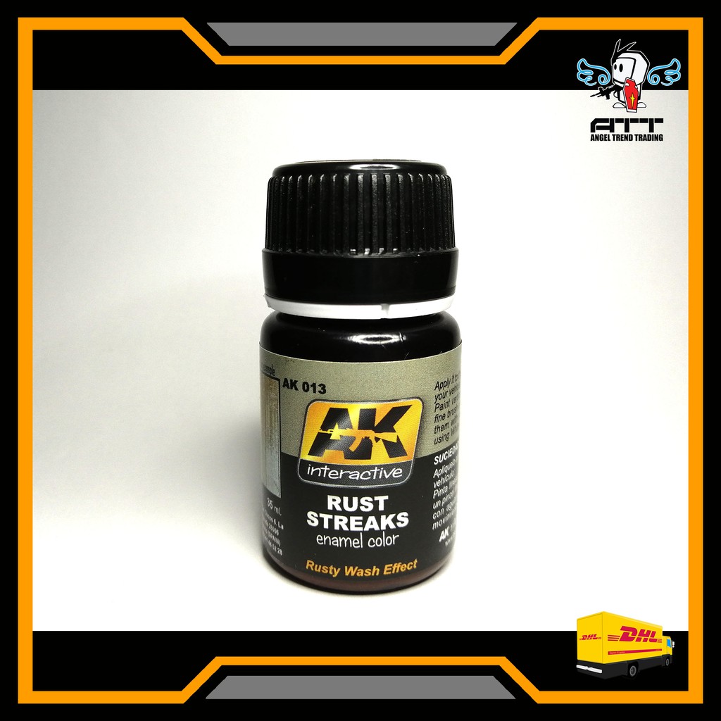 AK013 RUST STREAKS 35ML AK WEATHERING (Gunpla Gundam Paint Model Kit ...