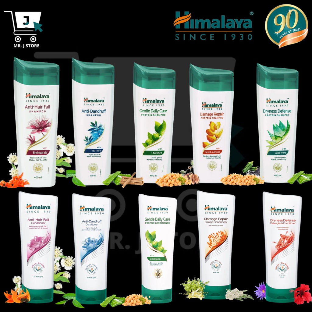 Himalaya Herbals Shampoo(180ml,340ml)/Conditioner 100ml(Syampu Rambut ...