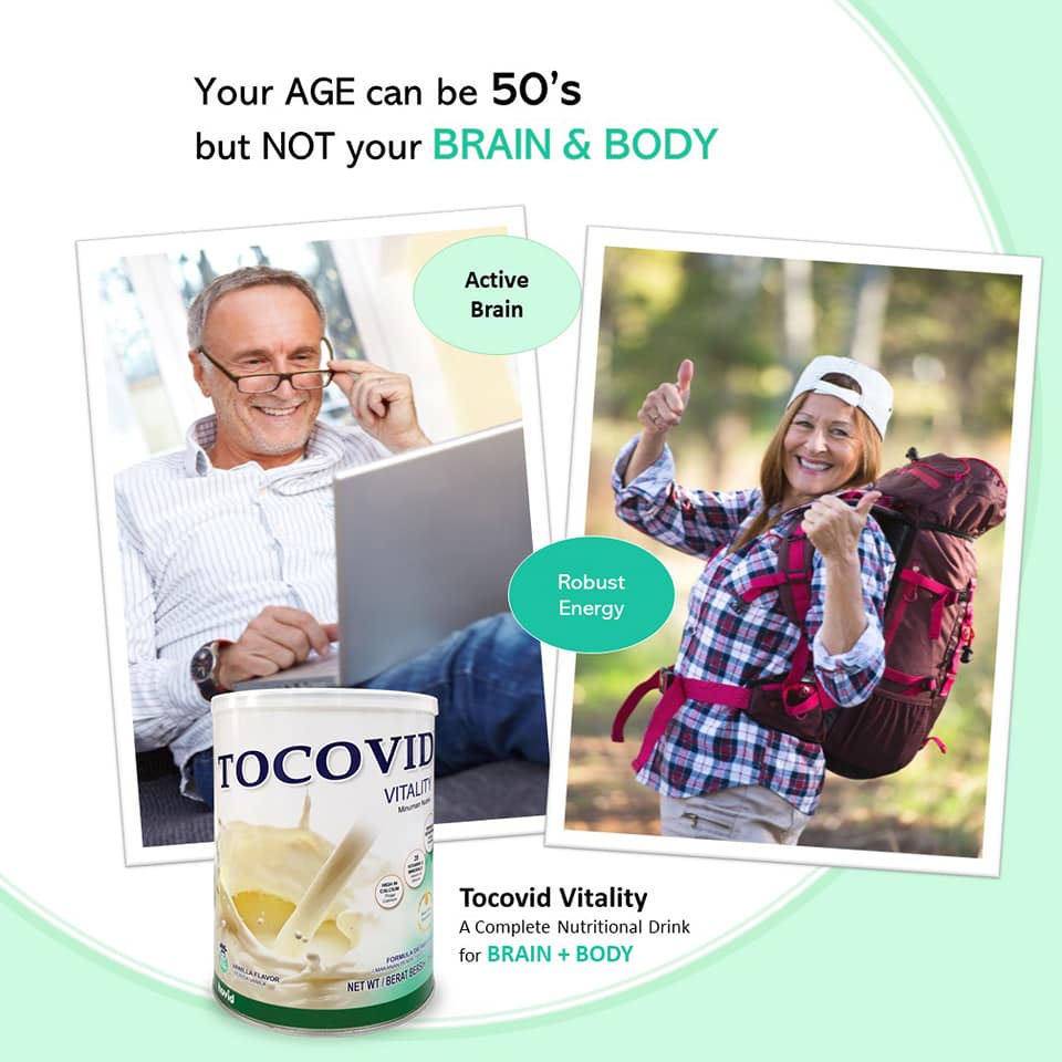 TOCOVID VITALITY ADULT NUTRITION DRINK 850G (VANILLA) [PROTECT BRAIN ...