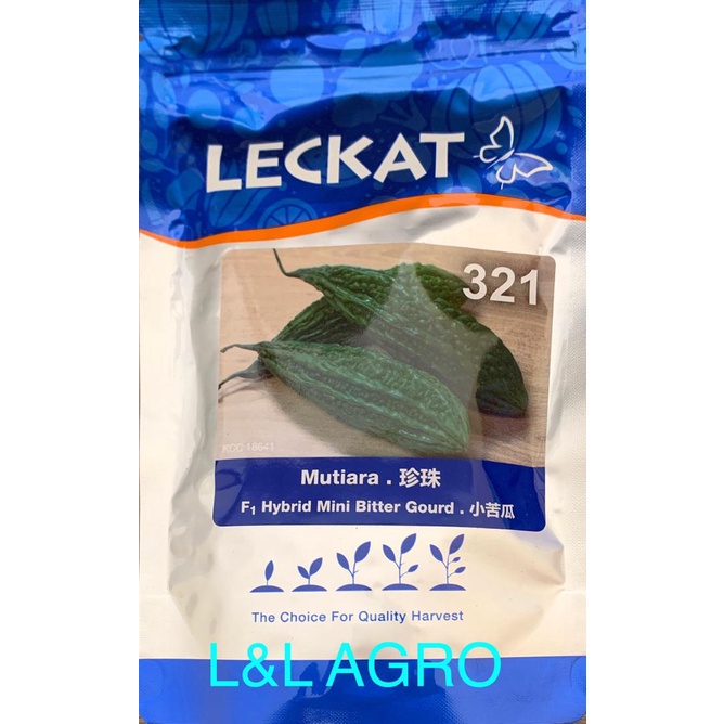 LECKAT 321 MUTIARA seeds biji benih F1 HYBRID MINI BITTER GOURD 小苦瓜 ...
