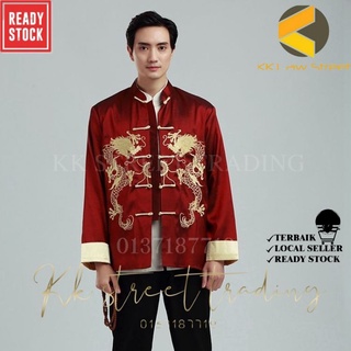 Ready stock in malaysia *MAN Tang suit*Chinese Traditional Man Shirt ...