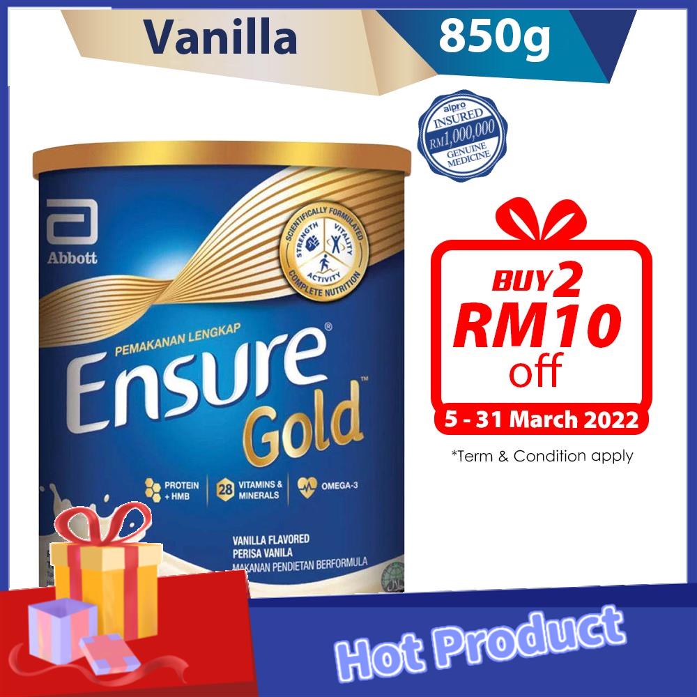 DevdasCanteenAbbott Ensure Gold Vanilla Complete Nutrition Adult Milk (850g) | Shopee Malaysia
