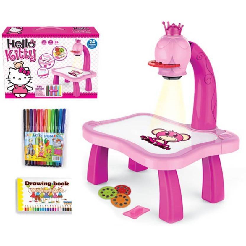 Hello Kitty Education Projector Learning and Drawing Toys (Ready Stock ...