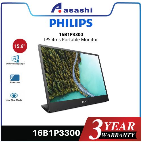 Philips 16B1P3300 15.6" IPS 4ms Portable Monitor | Shopee Malaysia