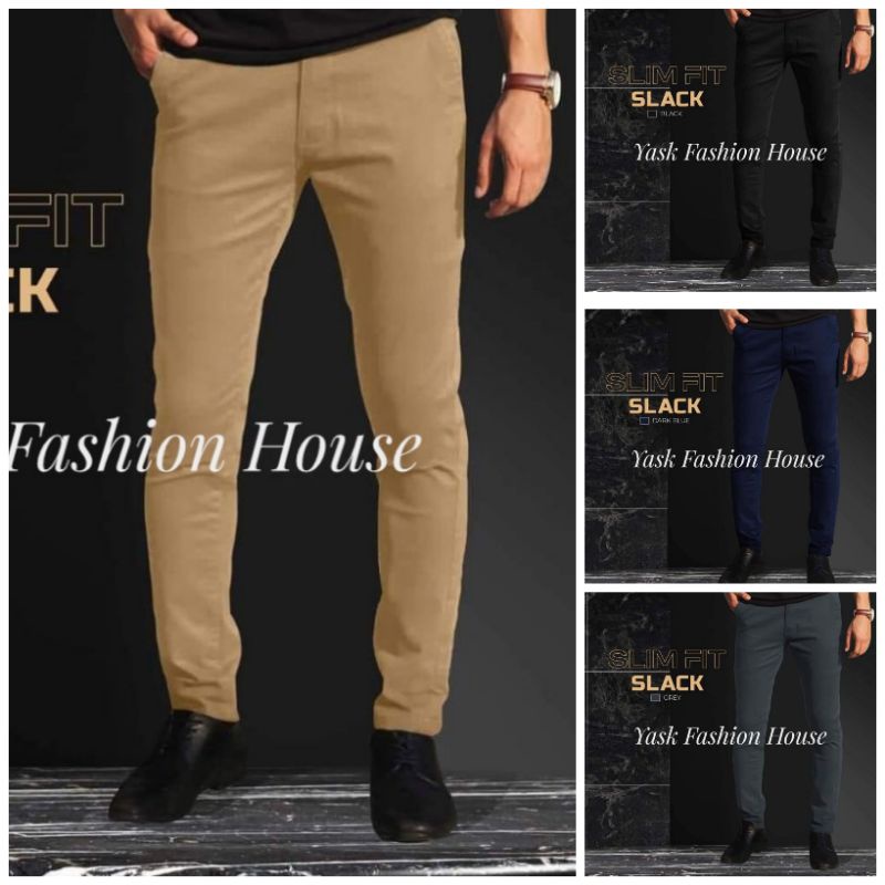 ( 🔥🔥 New Ready Stock 🔥🔥) 💯% Cotton Men's Statchable Long slack Pants ...