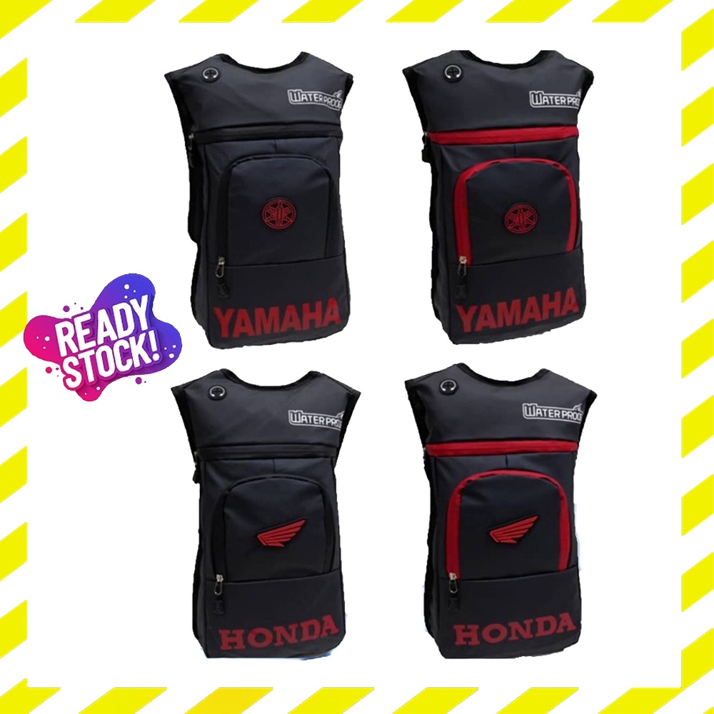 Yamaha/Honda Waterproof BackPack Beg Shoulder Bag Motorcycle’s ...