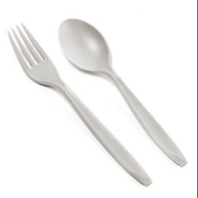 SUDU & GARFU PLASTIK ( 50 pcs +-) SUDU GARFU PLASTIK PUTIH / HITAM ...