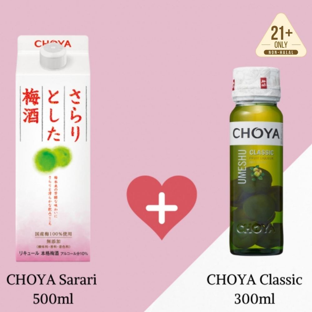 CHOYA Classic Package Sarari (500ml) + Classic (300ml) | Shopee Malaysia