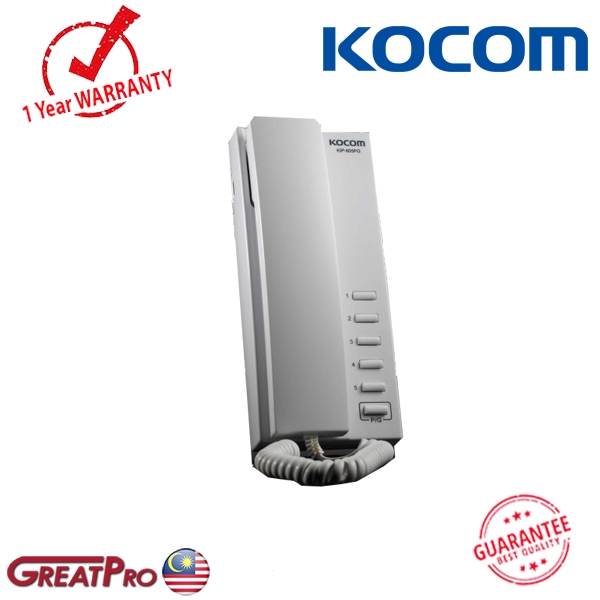 KOCOM KIP-605PG 5CH MULTIPLE INTERPHONE (5CIRCUIT) - GREATPRO | Shopee Malaysia