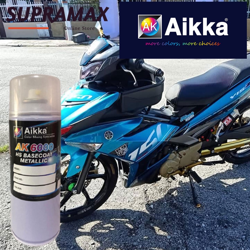 AIKKA YAMAHA Y15ZR/ YSUKU Y15 Striking Cyan Y15V Aerosol Spray Motor ...