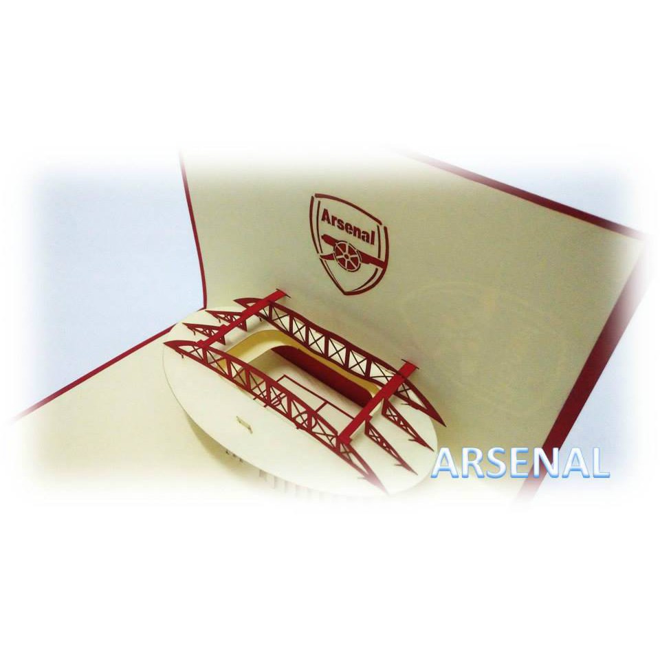 Arsenal - Pop Up Greeting Card | Shopee Malaysia