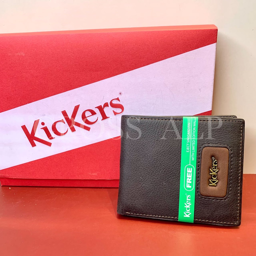 Kickers Short Wallet Original Genuine Leather With Free Eject Sim Card ...