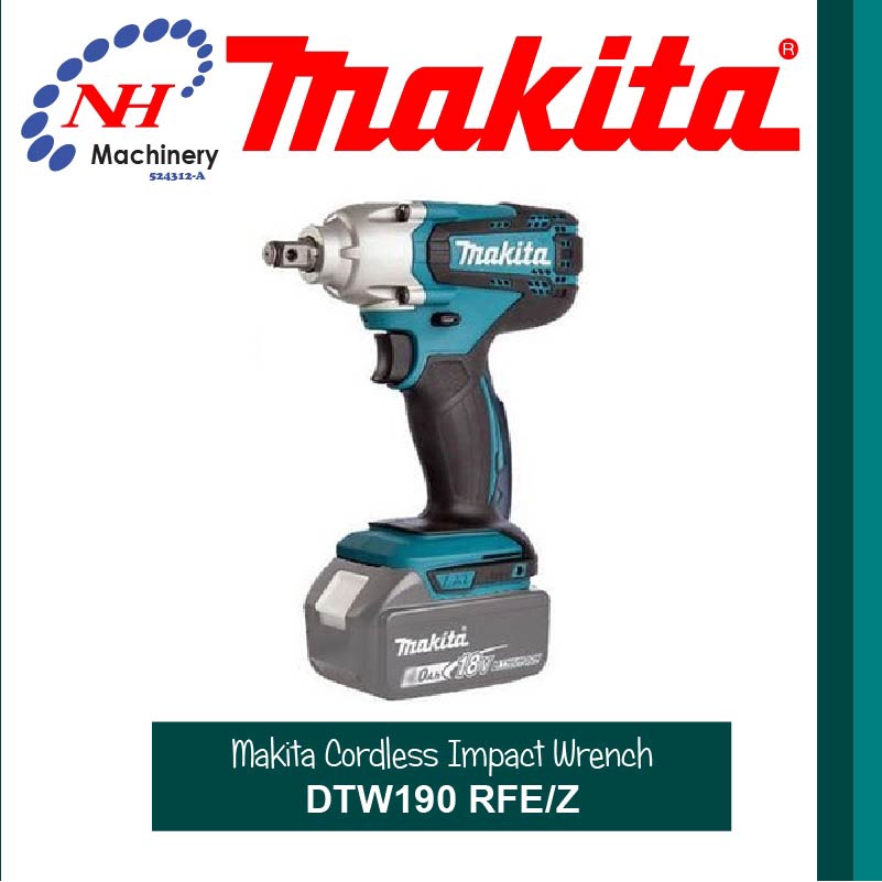 Makita DTW190 RFE/Z - Cordless Impact Wrench | Shopee Malaysia
