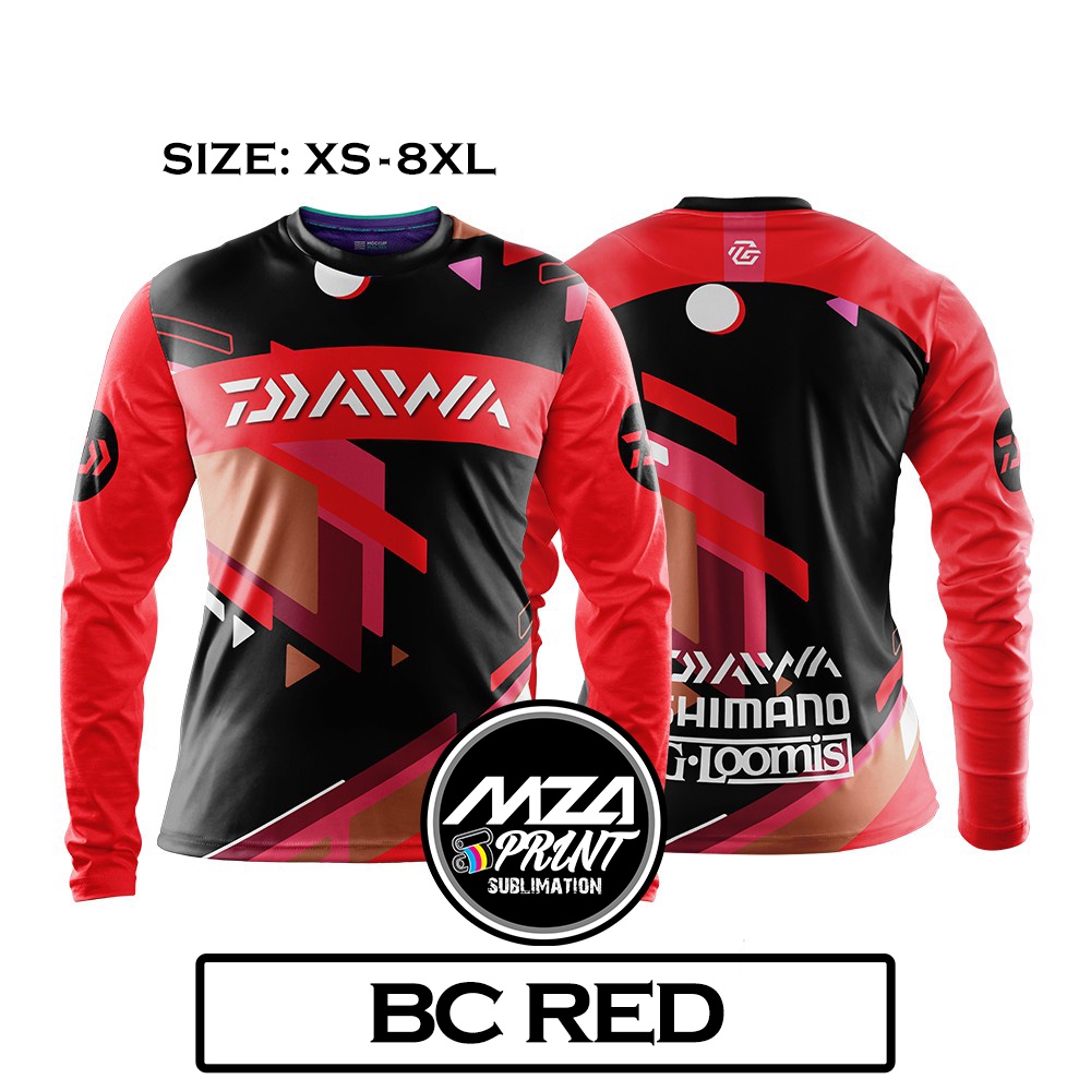 Baju Pancing DAIWA SHIMANO EDITION Fishing Jersey Sublimation | Clothes ...