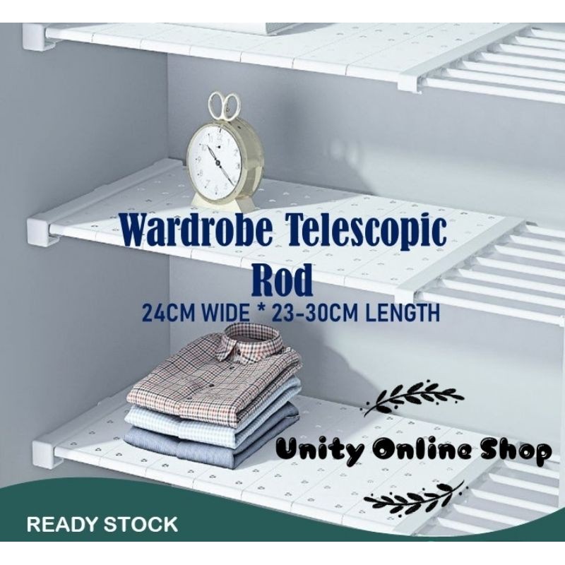 Multi-Function Adjustable Storage Rack Closet Organizer Clapboard Layer ...