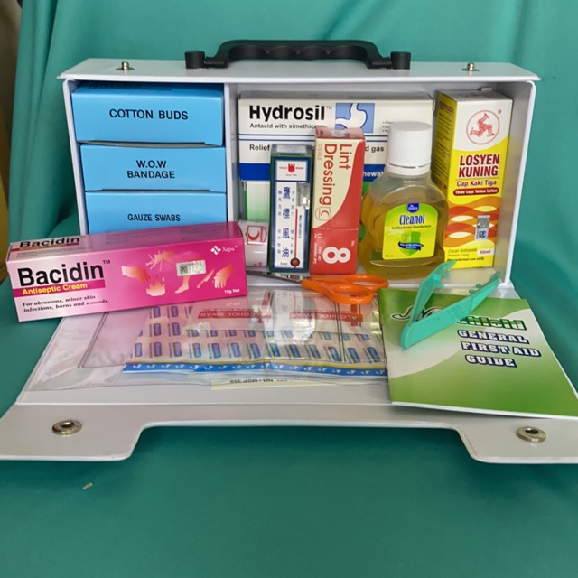 OK Pharmacy PVC MPM129 first aid box ( equipped) | Shopee Malaysia