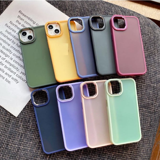 (SMOKE MATTE CASE) Protection Color plating For iPHONE IP6 IP7 IP8 IPX ...