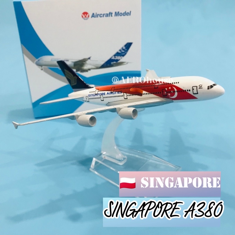 Latest Aeroplane/298Aircraft Model- Singapore A380 | Shopee Malaysia