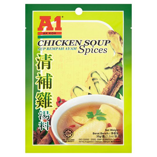 A1 Chicken Soup Spices (Sup Rempah Ayam) 清补鸡汤料 35g | Shopee Malaysia