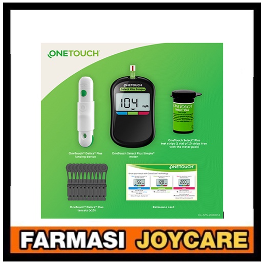 One Touch Select Plus Simple (Glucometer/Test Strips/ Delica Lancets ...