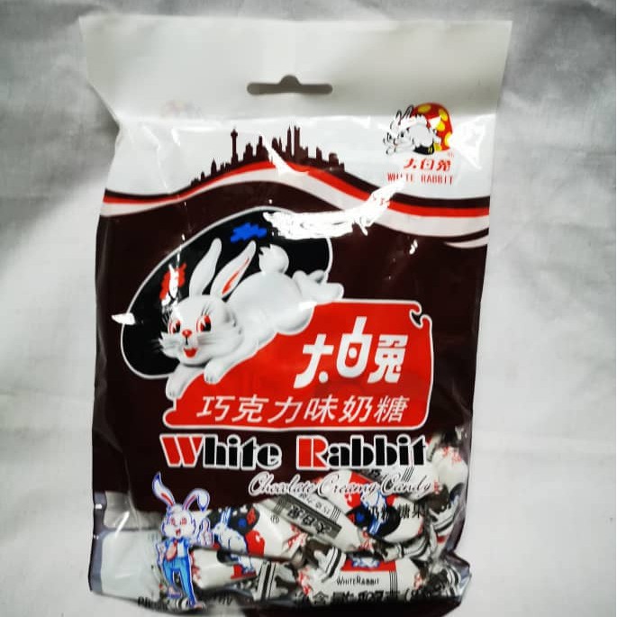 WHITE RABBIT CHOCOLATE CREAMY 180G 大白兔巧克力味奶糖180G | Shopee Malaysia