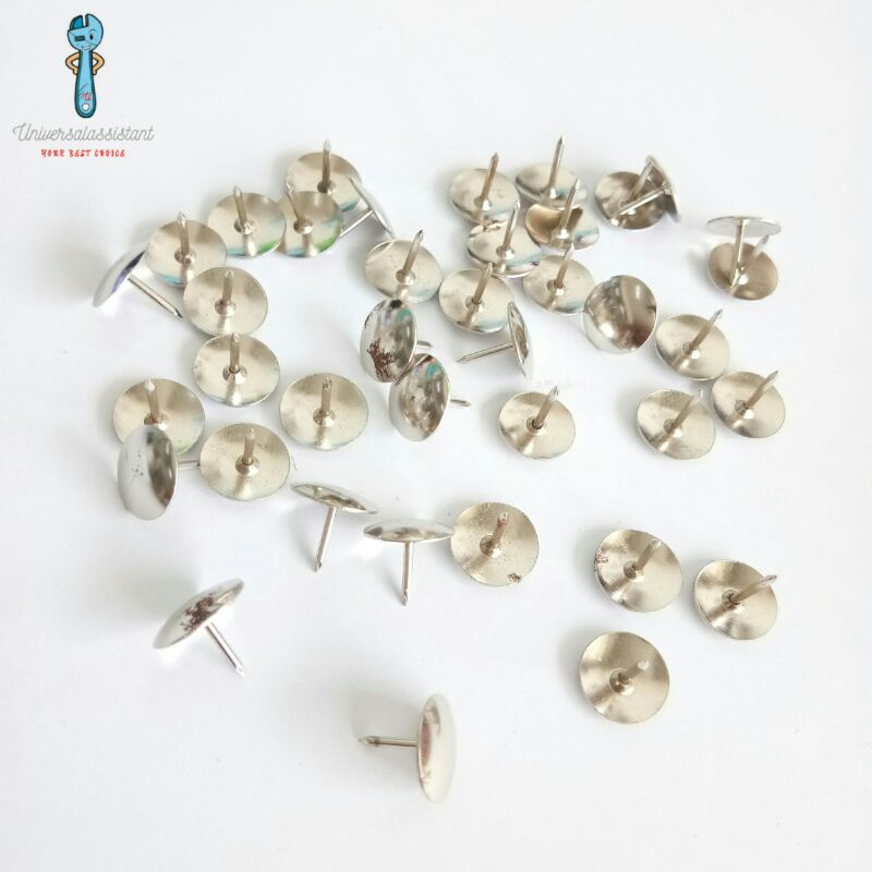 【8mm / 14.4mm】Short and Long Pin Thumb Tacks | 大头针 | Thumbtack | Paku ...