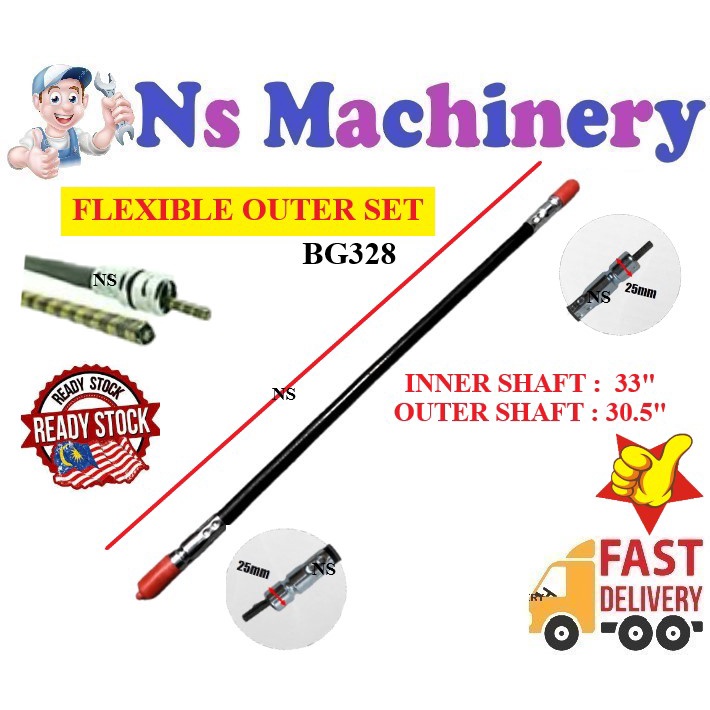 Brush Cutter BG328BG328KSUM328 FR3001 Flexible Shaft Outer Set Mesin ...