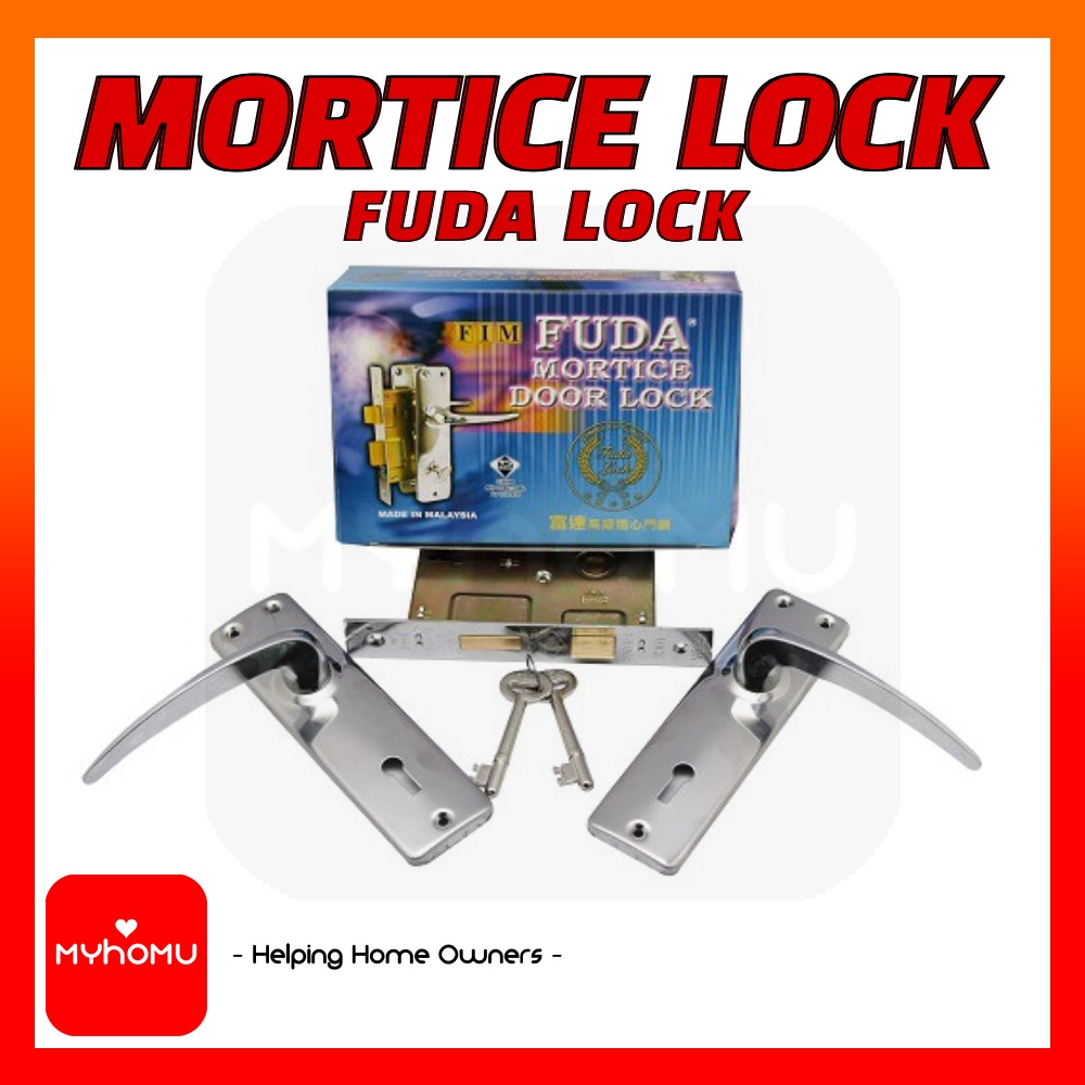 FUDA MORTICE LOCK TYPE A TYPE B IRON GRILL LOCK DOOR LOCK KUNCI PINTU ...