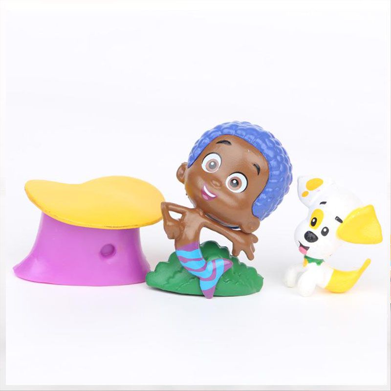 12pcs Figure Charming Bubble Guppies Toy Cake Topper Set Featuring Gil ...