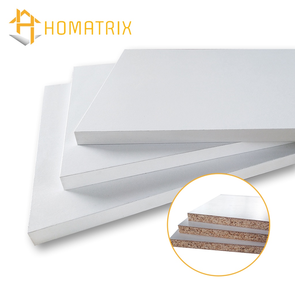 Chipboard Table Top Wood Shelf Wall 15mm White MB Laminated Chipboard ...