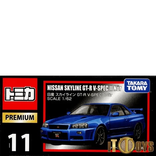 TakaraTomy Tomica Premium (011) Nissan Skyline GT-R (R34) V-Spec II Nür -[Ready Stock!] | Shopee ...