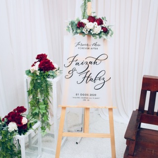 Custom Acrylic Welcome Board for Wedding/ Custom Welcome Board/ Wooden ...