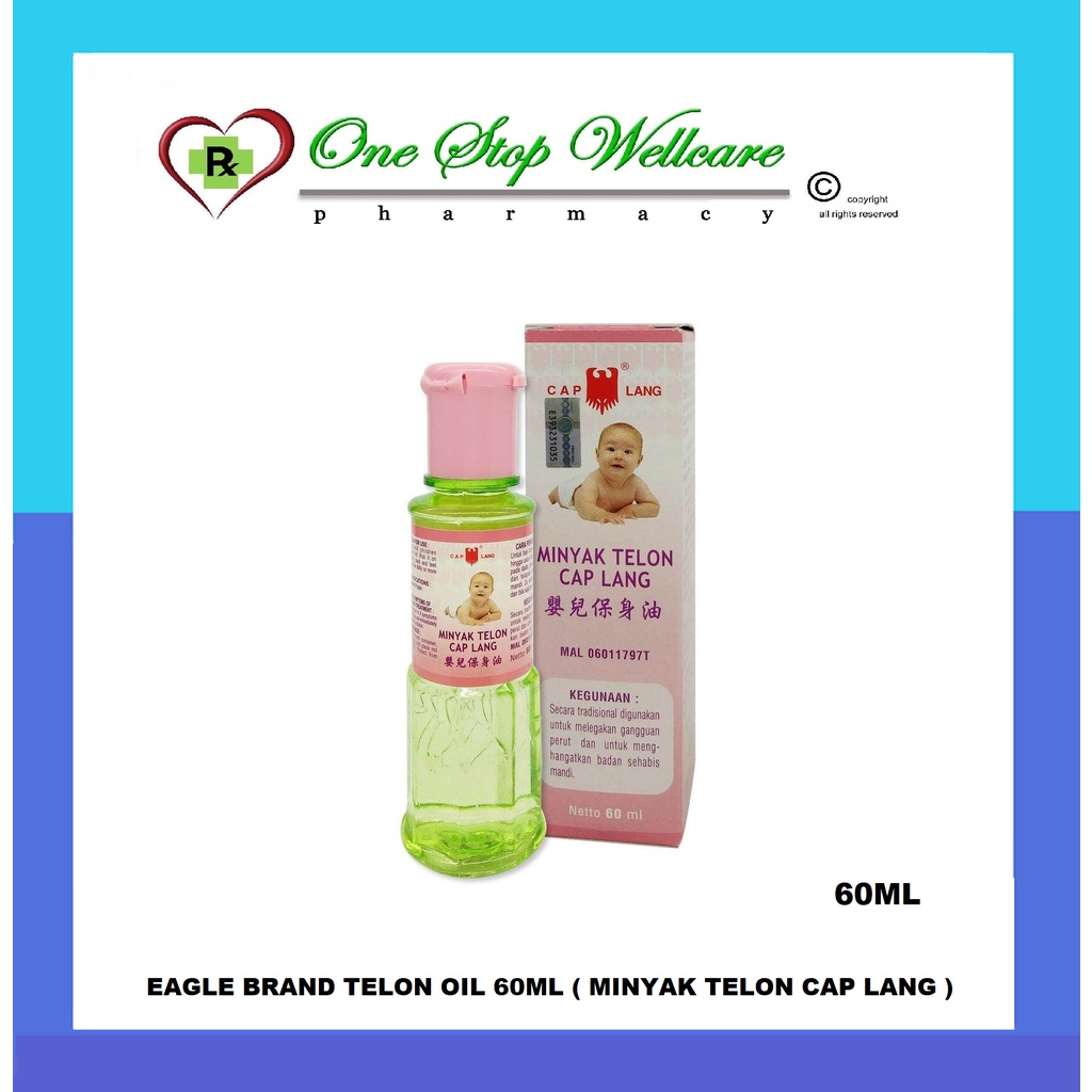 MINYAK TELON CAP LANG / EAGLE BRAND TELON OIL 60ML (EXP:10/2028 ...
