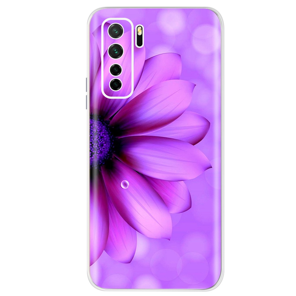 Huawei Nova 7 SE CDY-NX9B Case Fashion Flower Pattern Printed Soft ...