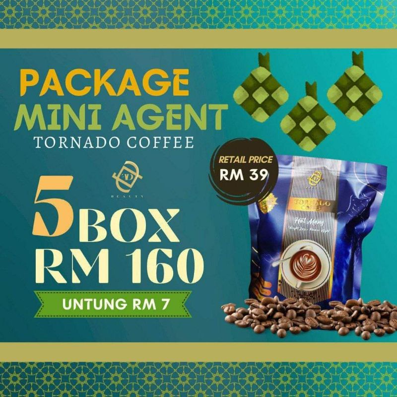 (COMBO 5) TORNADO COFFEE (FREE 2 SHAKER) | Shopee Malaysia
